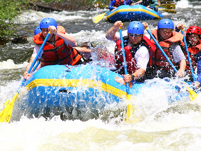 White water rafting in Gunnison delivers more thrills per dollar than any amusement park, with Mother Nature as the world's most impressive ride designer.