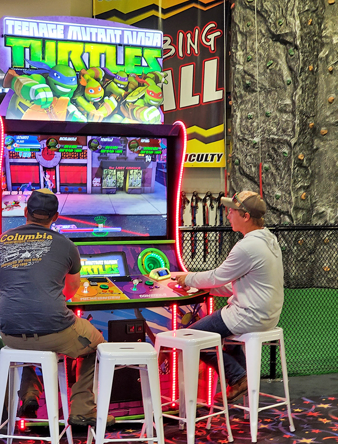 Two generations bonding over digital turtles &ndash; proof that some video game characters, like certain hairstyles from the '80s, never truly go out of style.