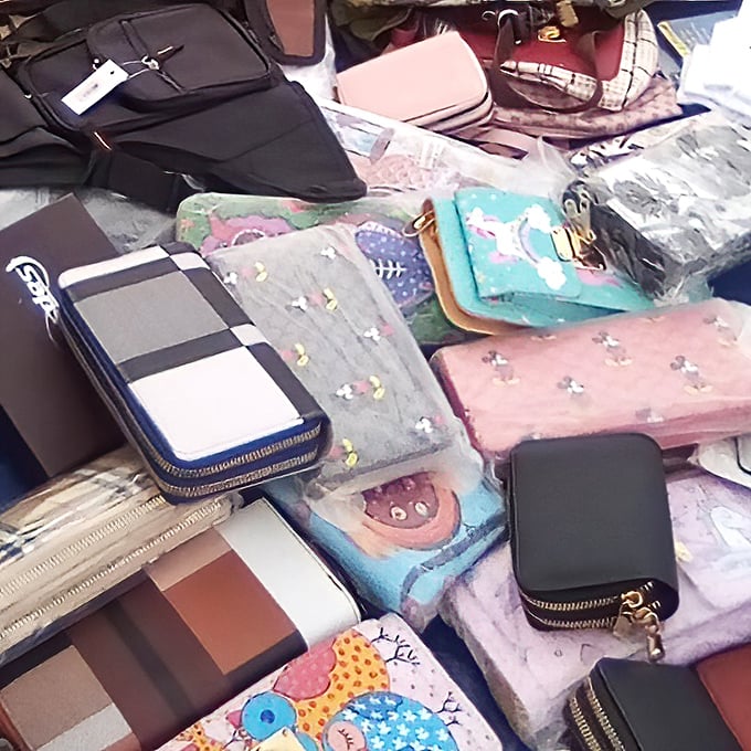 Wallet wonderland where your money goes to find new friends. That unicorn wallet is practically begging for a second chance at life.