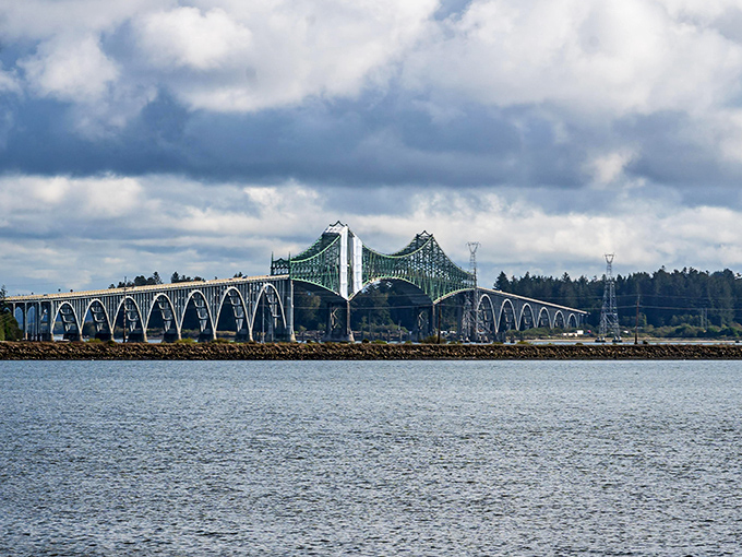The iconic bridge at Coos Bay connects communities while your Social Security connects you to coastal living.