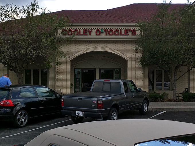 Dooley O'Toole's cream-colored brick facade welcomes hungry visitors like an old friend inviting you in for dinner and a story.