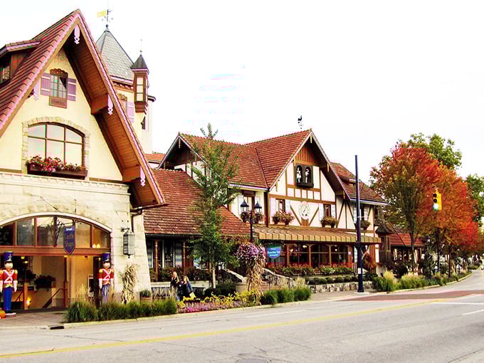 Frankenmuth's Bavarian-style buildings transport visitors to old-world Europe without the hassle of passport control.