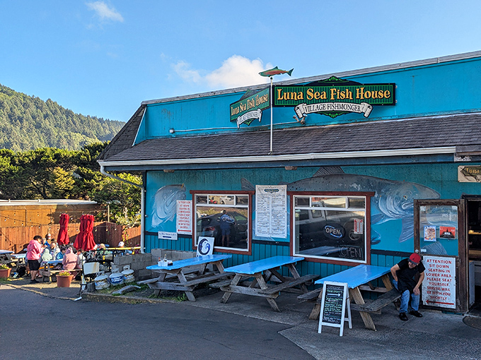 This turquoise treasure against mountain backdrops serves seafood so fresh it practically introduces itself to you.