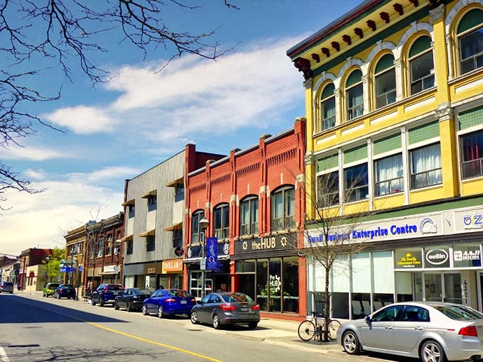 Niagara Falls' vibrant downtown combines colorful historic buildings with modern amenities. A rainbow of possibilities for budget-conscious retirees.