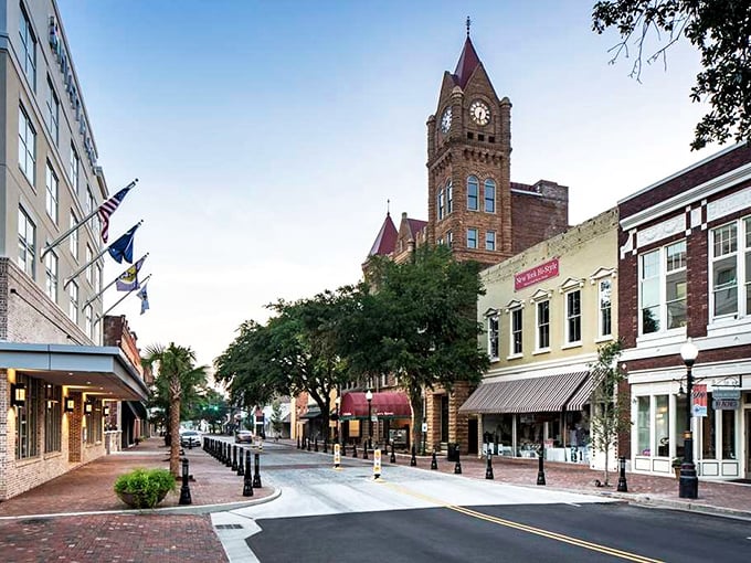 Sumter's iconic clock tower stands tall over a downtown where retirement dollars stretch further than your morning walk.