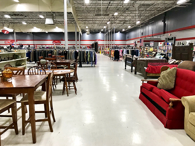Texas Thrift lives up to the "everything's bigger" motto. This cavernous space could furnish a small town with room to spare!