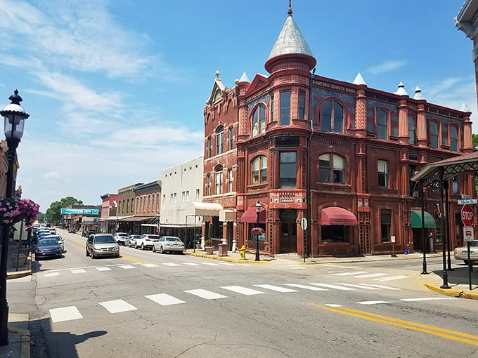 Van Buren's stunning Main Street showcases gorgeous Victorian architecture that makes you feel like you've stepped back in time.