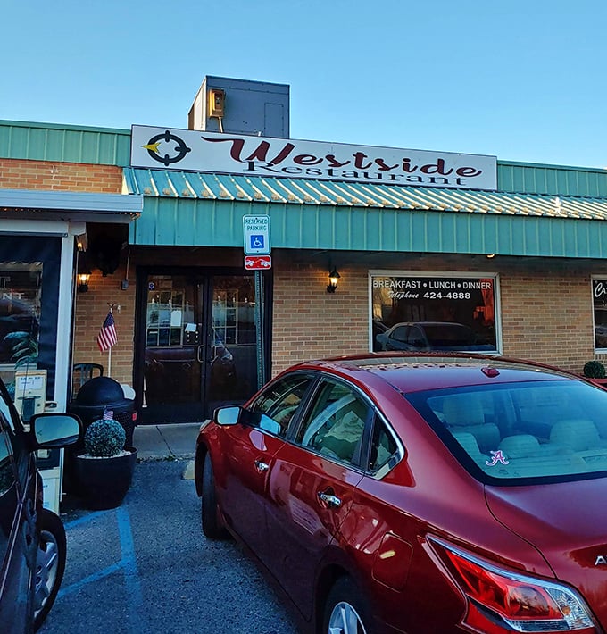 Westside's modest green awning signals no-nonsense comfort food. The best places never need to show off.