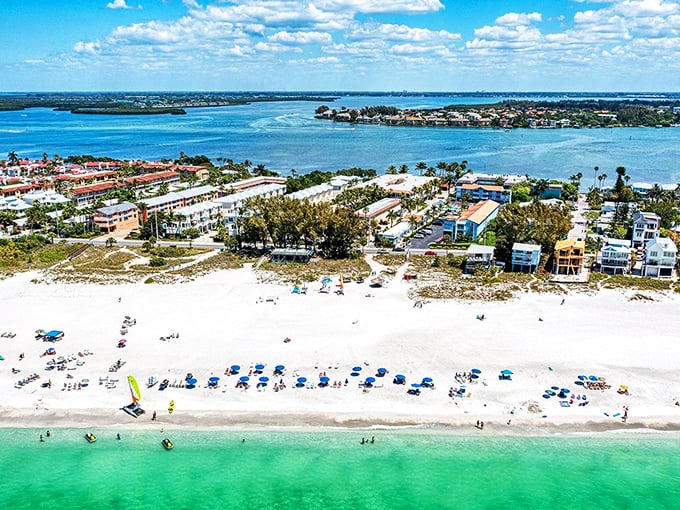 Anna Maria Island's sugar-white beaches stretch like nature's own red carpet for Gulf Coast royalty.