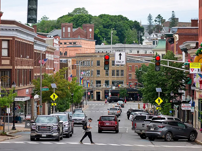 The kind of Main Street where you can shop local, eat well, and maybe spot the inspiration for Stephen King's next novel.