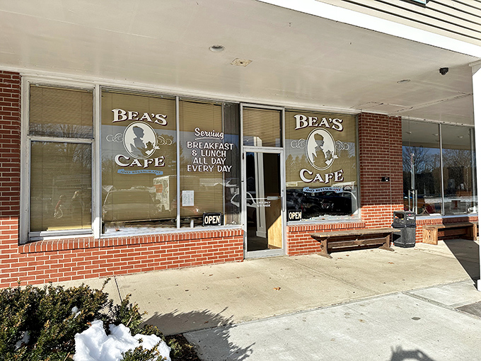 Bea's Cafe proves great things come in unassuming packages. Behind that storefront lies a world where coffee is always hot and pancakes are always perfect.