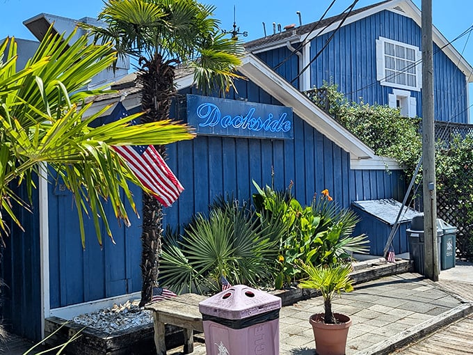 Palm trees, blue walls, and the promise of fresh catches &ndash; Dockside delivers that "vacation in your mouth" feeling even locals crave.