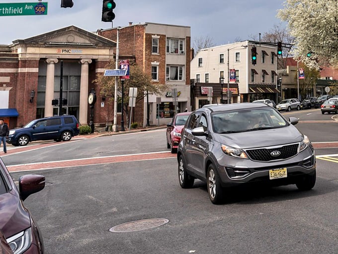 Historic buildings and modern shops coexist in East Orange, creating a unique urban landscape with surprising affordability.