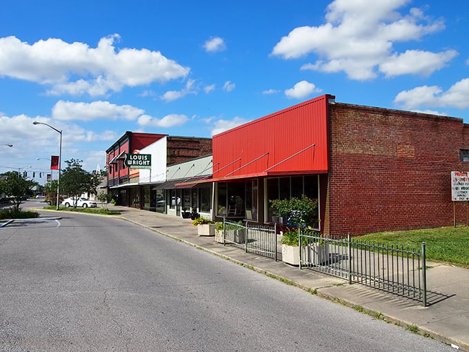 The Liberty Theater's vintage sign promises entertainment that feeds the soul as thoroughly as local restaurants feed the body.