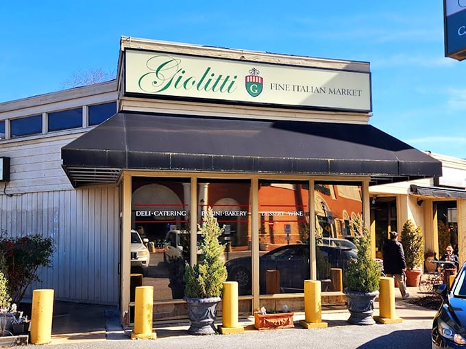 Sunlight bounces off Giolitti's windows, practically inviting you to step into a little slice of Italy right in Annapolis.