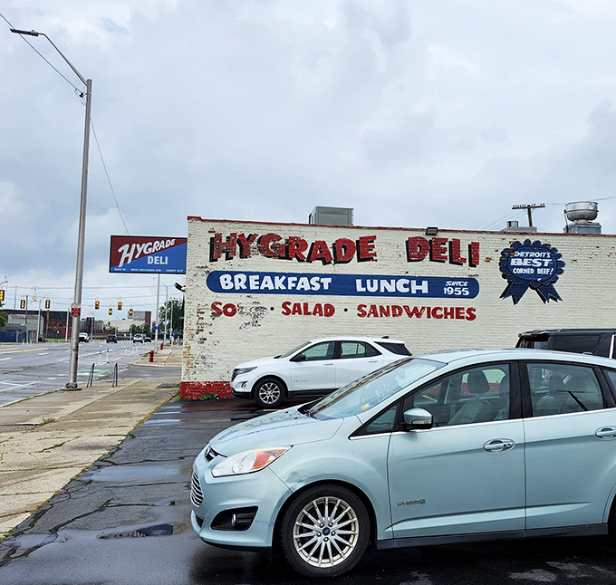 The faded paint tells you this place has history&mdash;the sandwiches tell you why it's still standing after all these years.
