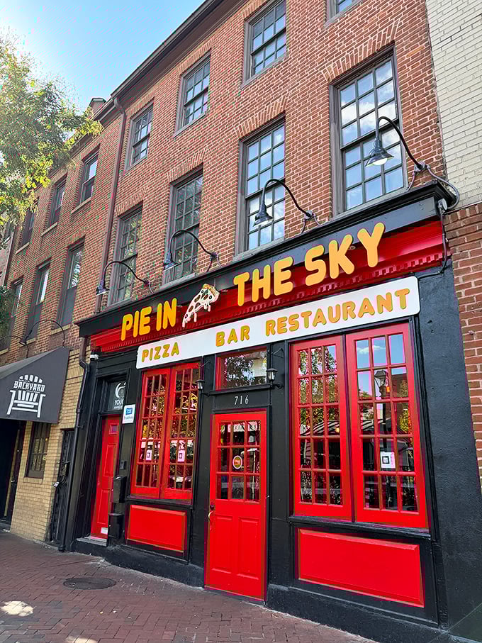Broadway's brightest star isn't on a marquee&mdash;it's on this pizza sign. Fells Point's favorite slice spot lights up the neighborhood.