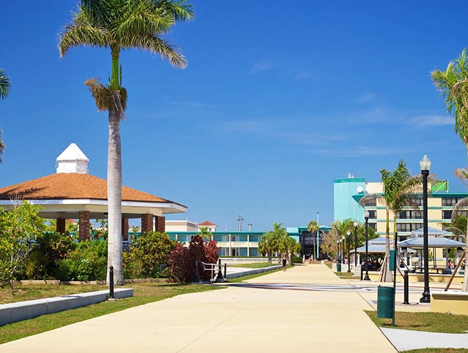 The kind of neighborhood where you can afford waterfront living without having to explain to your kids why they're not in the will anymore.