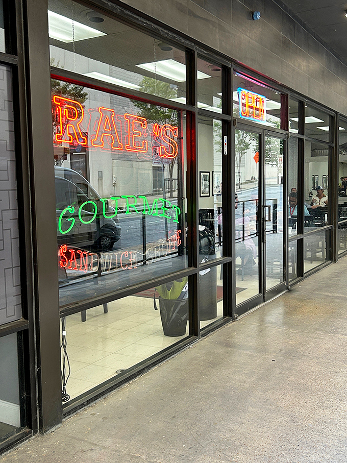 Modern lines and classic sandwiches &ndash; Rae's sleek storefront offers a gourmet twist on lunchtime favorites.