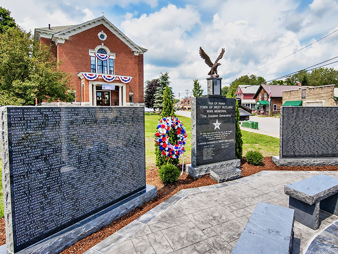 This isn't just a small town&mdash;it's West Rutland, where American flags aren't just for holidays and patriotism isn't just a word.