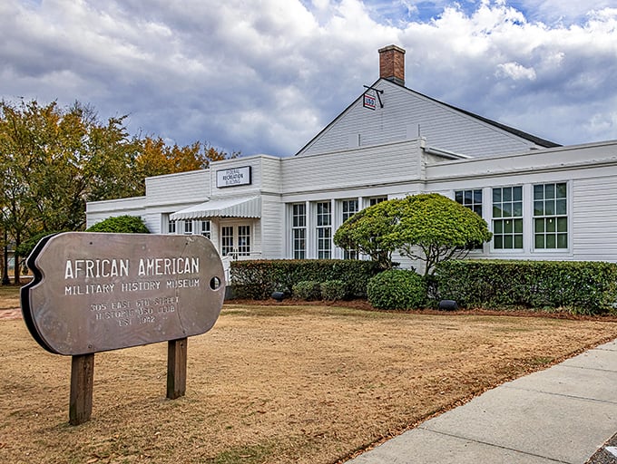 History preserved with purpose. The African American Military History Museum stands as a testament to service and sacrifice in a building that matters.