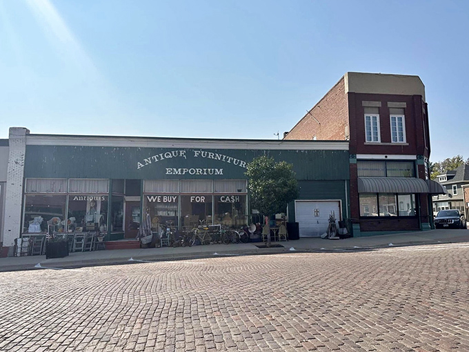The Antique Furniture Emporium doesn't just sell furniture&mdash;it sells the opportunity to own a piece of someone else's grandmother's living room.