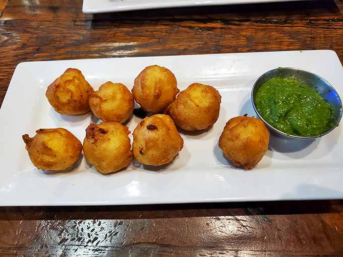 Goat cheese balls that could make even the most dedicated health enthusiast temporarily abandon their principles. Worth every calorie.