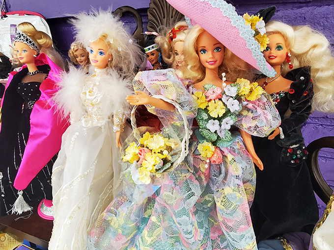 Barbie's fashion evolution on full display! From wedding bells to disco nights, these dolls have seen more style changes than Madonna.