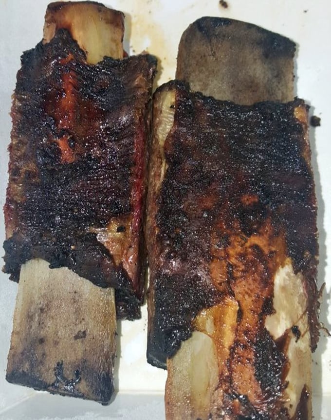 Beef ribs that Fred Flintstone would fight you for. The prehistoric portion size is matched only by the primal satisfaction they deliver.