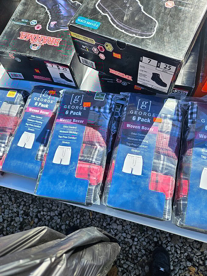 Underwear economics 101: Why pay department store prices when factory-direct boxers are lined up like soldiers ready for duty in your dresser drawer?