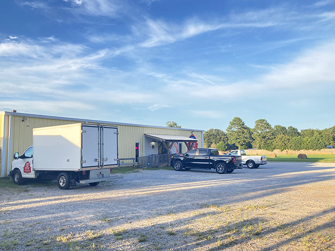 This unassuming building might not look Instagram-worthy, but the best Southern experiences rarely announce themselves with neon signs.