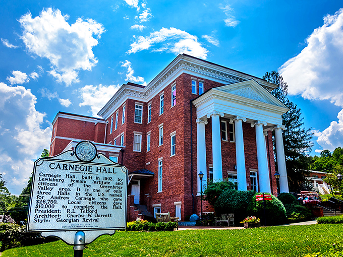 Carnegie Hall stands proudly in Lewisburg, proving that cultural sophistication doesn't require big-city zip codes or big-city ticket prices.