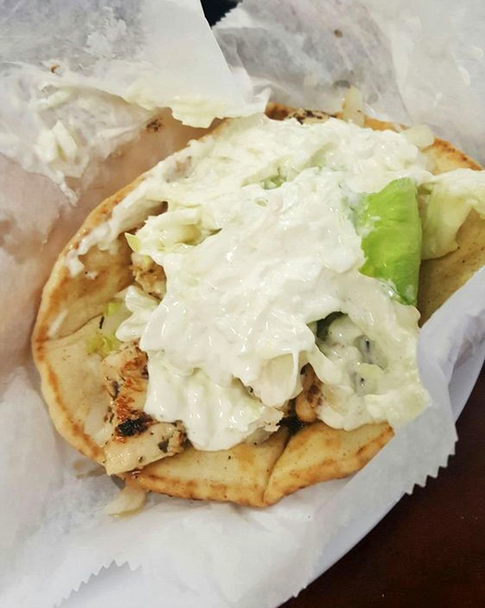 This chicken gyro isn't just a sandwich; it's a reminder that even breakfast joints can nail lunch with surprising finesse.