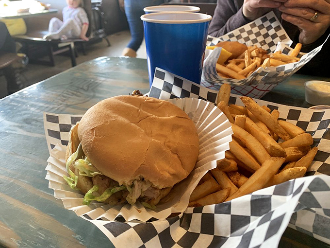 When chicken sandwiches dream at night, they aspire to this level of perfection. Simple, honest food that doesn't need fancy tricks.