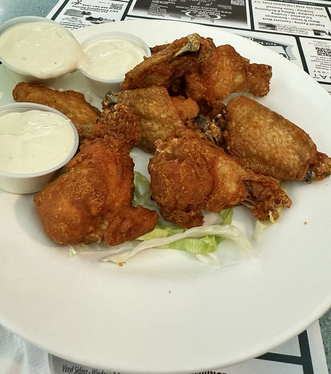 These wings aren't trying to be trendy with exotic flavors &ndash; they're just perfectly crispy, juicy, and ready for their close-up on your Instagram.