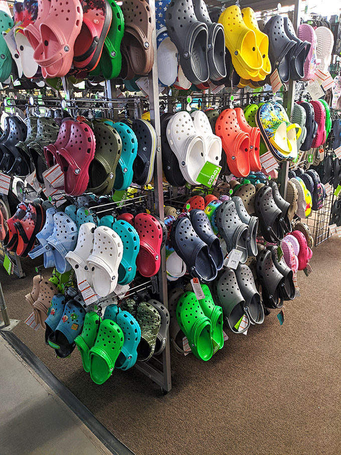 The Croc-ocalypse has arrived in every color imaginable. Comfort footwear that's somehow become cool again, proving fashion truly is cyclical.