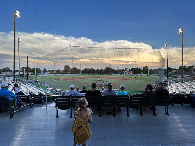 Baseball under dramatic prairie skies&mdash;where America's pastime meets North Dakota's best feature, creating memories that last longer than the seventh-inning stretch.