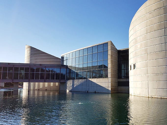 Exploration Place looks like a spaceship that landed beside the Arkansas River and decided to stay. Architecture that makes science feel like an adventure.