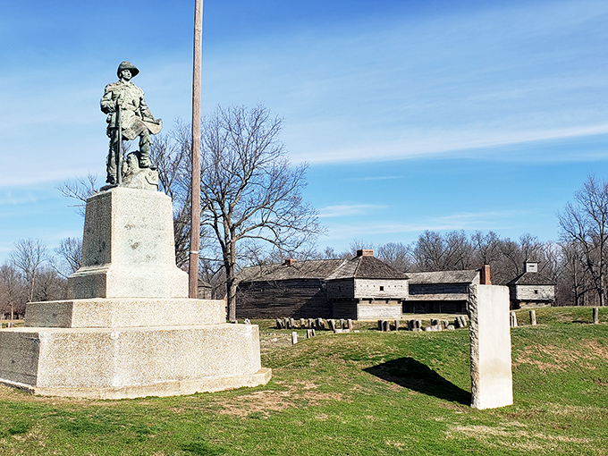 History stands guard at Fort Massac State Park, where the past isn't just remembered&mdash;it's reconstructed in weathered timber and stone.