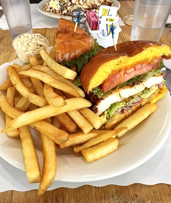 This sandwich doesn't just come with fries&mdash;it arrives with an entourage of golden potato perfection worthy of a standing ovation.