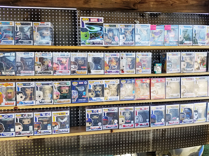 Pop culture encased in plastic! This Funko Pop collection represents the modern treasure hunt, where yesterday's entertainment becomes today's collectible.