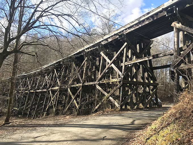 The historic Turniptown Creek Trestle stands as a wooden monument to engineering and simpler times worth remembering and preserving.