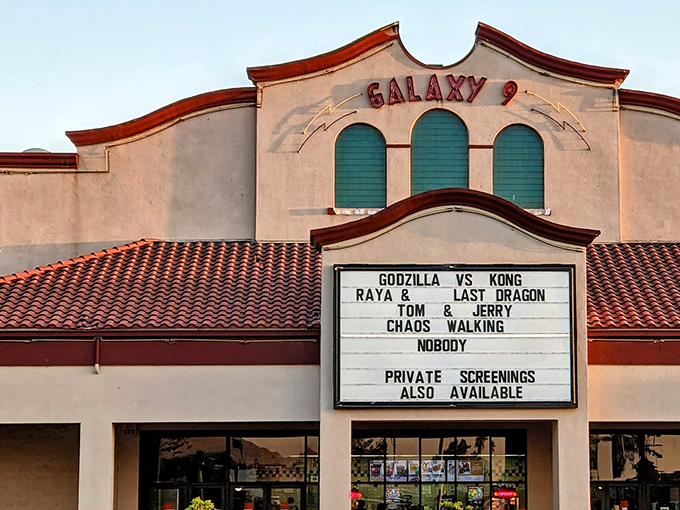 The Galaxy Theatre's Spanish-inspired architecture houses Hollywood entertainment at small-town prices &ndash; Tuesday specials beat streaming from your couch.