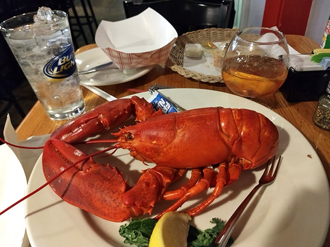 The king of the sea, presented with the respect it deserves. This magnificent lobster isn't just dinner—it's a celebration on a plate.