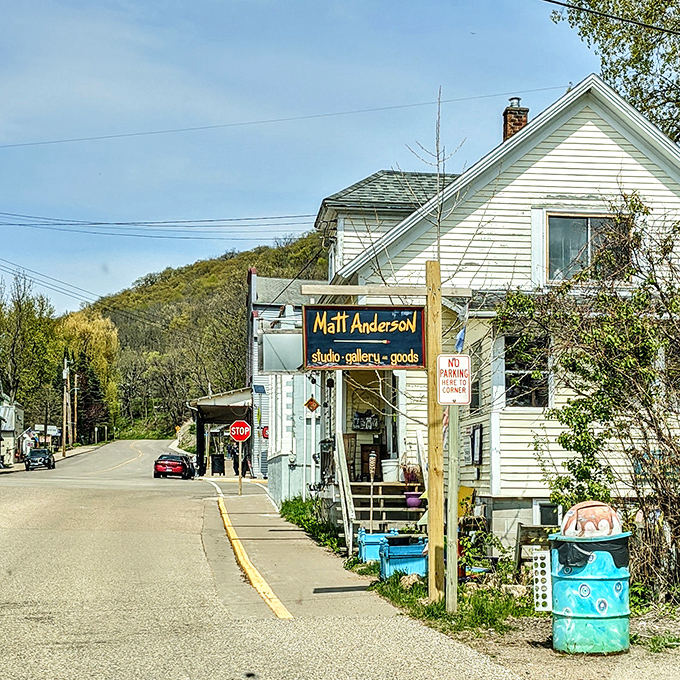 At Matt Anderson's studio, creativity flows as freely as the nearby Mississippi. Art that captures the soul of this river valley.