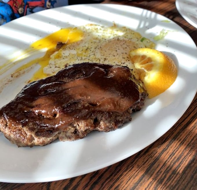 The legendary NY Strip – not compensating for anything with its modest 6 ounces because when flavor speaks this loudly, size becomes irrelevant.