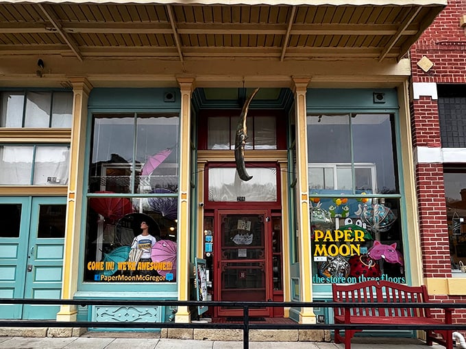 Paper Moon spans three floors of curiosities. With a name like that, you know you're in for something delightfully unexpected.