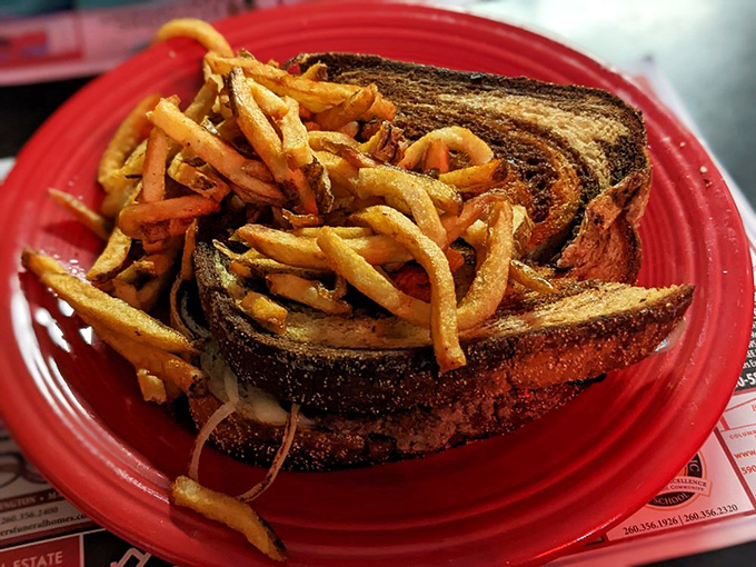 A patty melt that doesn't need fancy aioli or artisanal add-ons to make its point&mdash;just perfectly griddled bread, melty cheese, and hand-cut fries that put frozen ones to shame.
