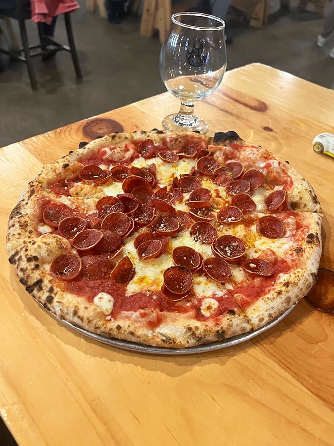 Pepperoni that curls into little cups of flavor, creating tiny pools of deliciousness that make this classic anything but basic.