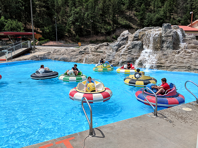 Bumper boats and mountain air—because sometimes the best vacation memories come from getting slightly soaked and completely happy.